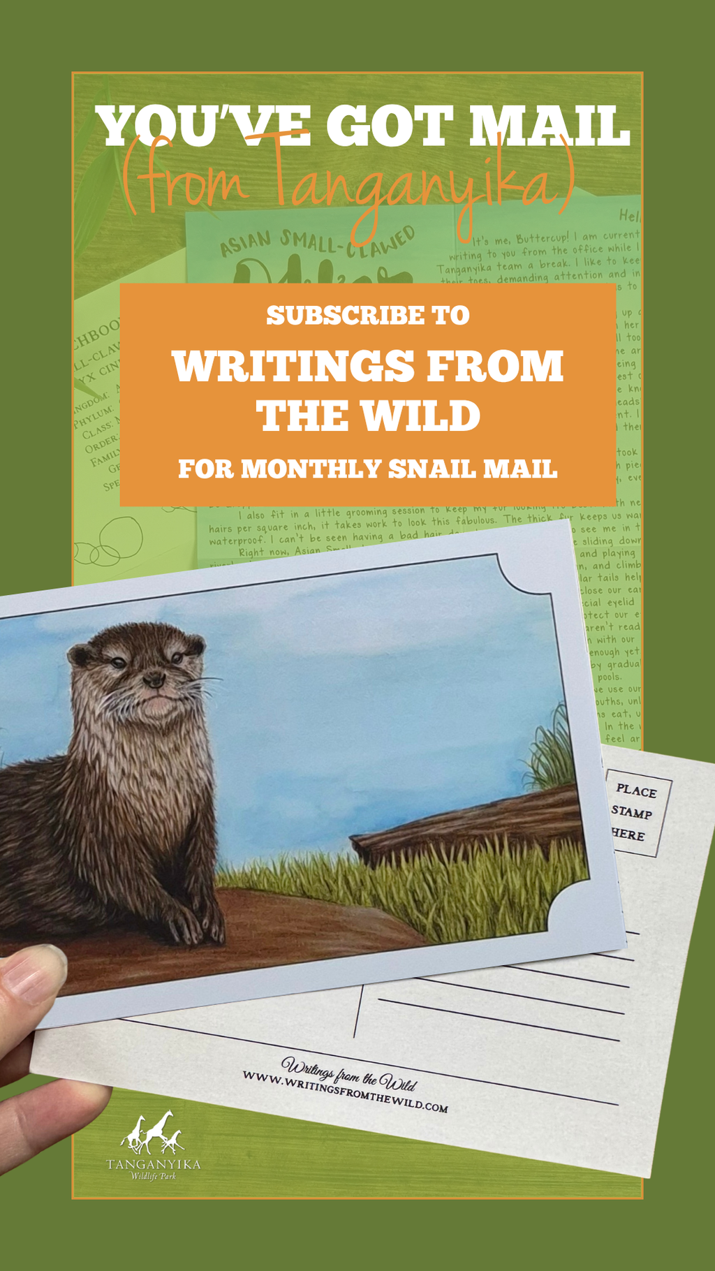 Tanganyika and Writings From the Wild Mail Club Collab - SUBSCRIPTION ...